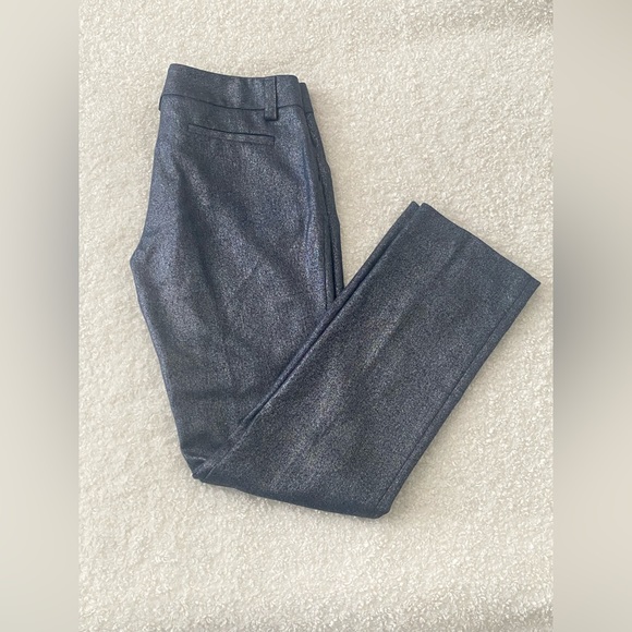 Alice + Olivia | Pants & Jumpsuits | Alice Olivia Blue Metallic Pants ...